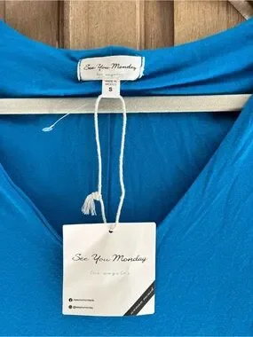 See You Monday | Dresses | See You Monday Blue Dress | Poshmark